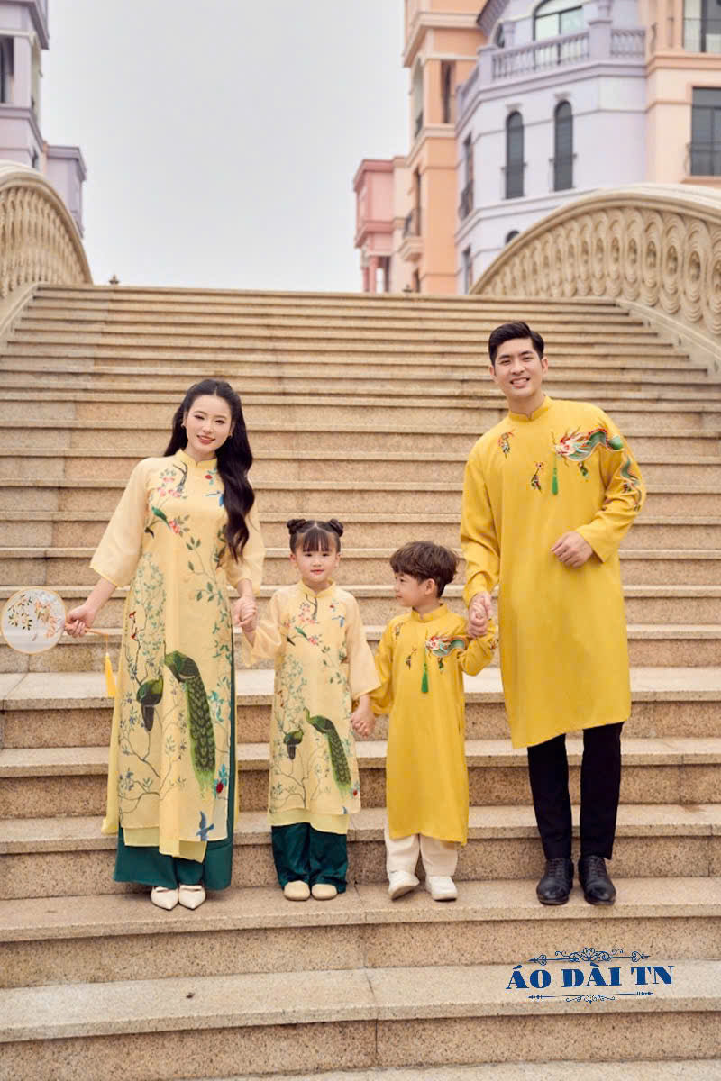 TN31 TN32 TN33 Áo only - Áo dài bé trai Đoàn Viên – Cocolilistore