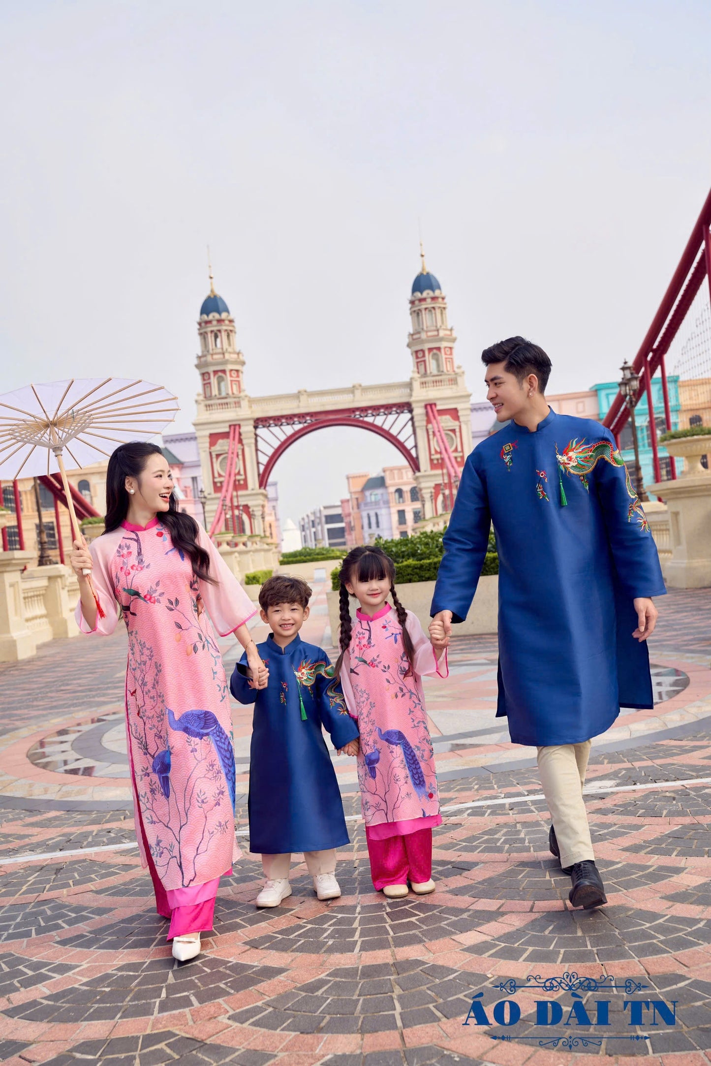 TN31 TN32 TN33 Áo only - Áo dài bé trai Đoàn Viên – Cocolilistore